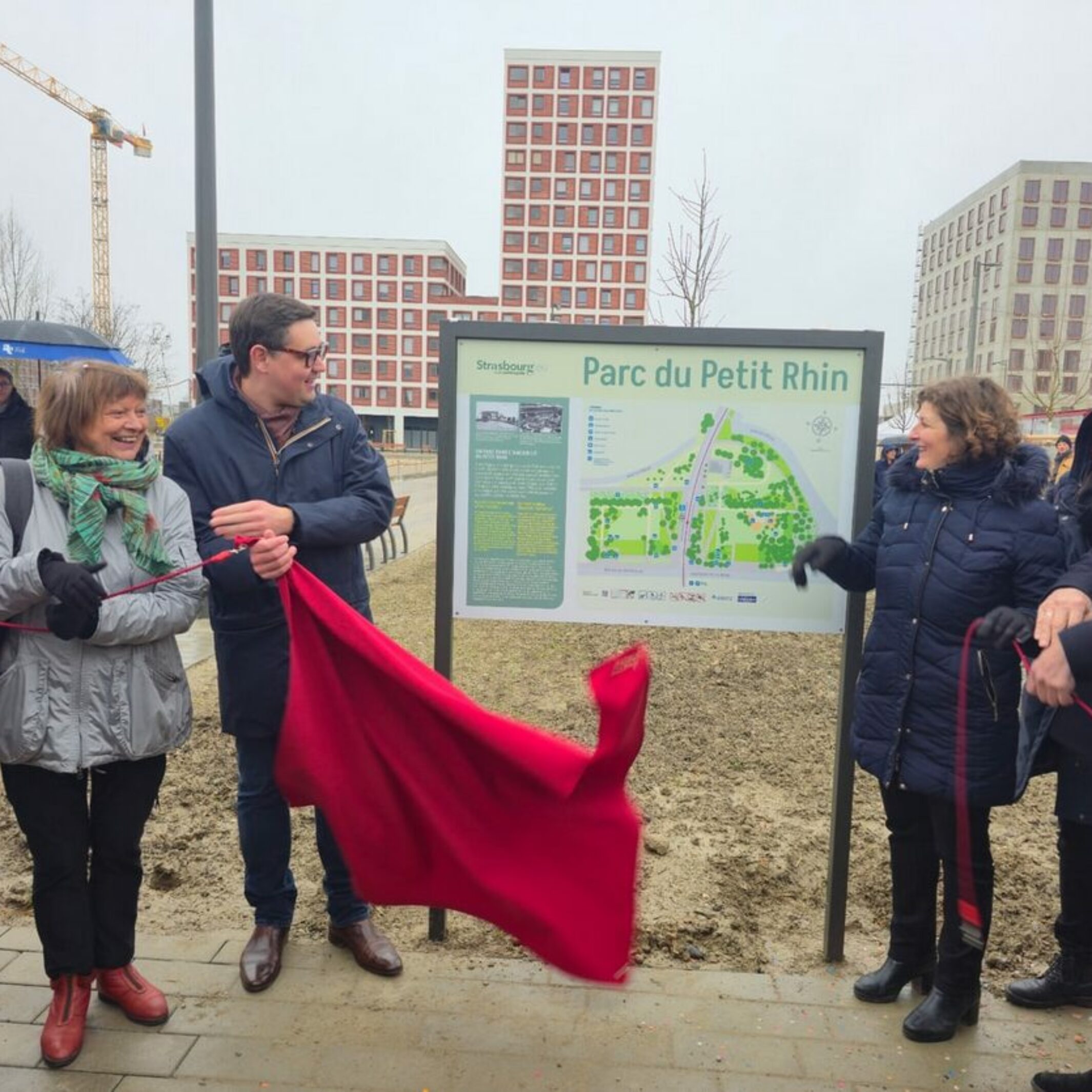 Strasbourg inaugure la partie sud du parc du Petit Rhin - GrandEst